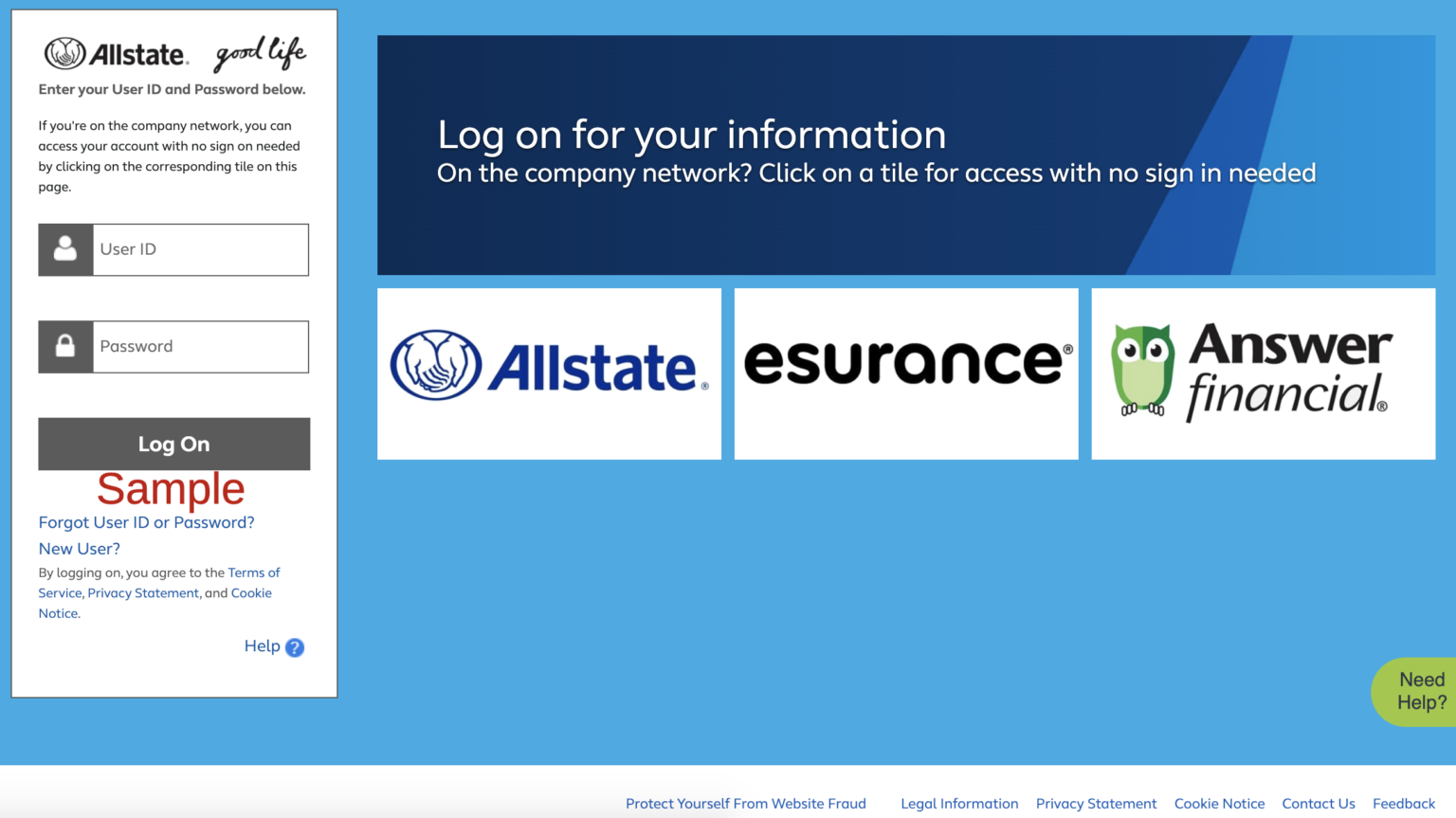 Allstate | Employee Benefits | Login / Register | Benefits Account Manager