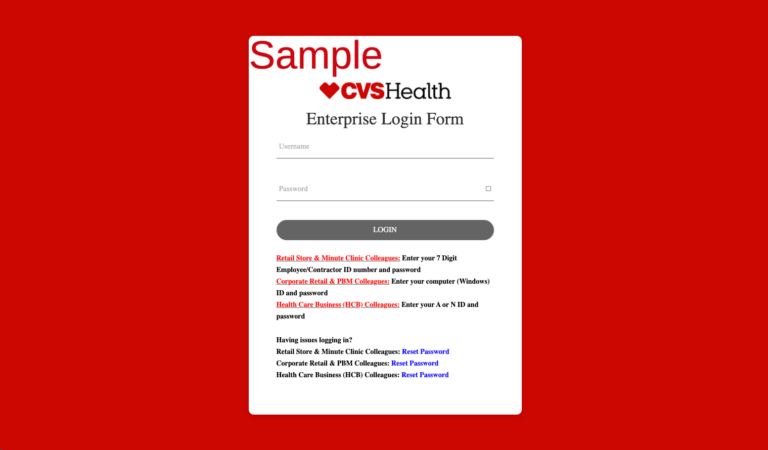 CVS Health Employee Benefits | Login / Register / Enroll | Benefits ...