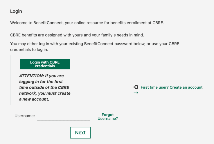 CBRE Group Employee Benefits | Login / Register / Enroll | Benefits ...