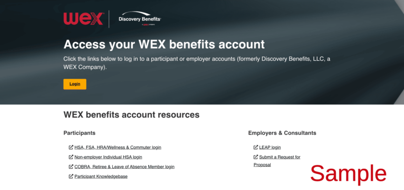 WEX Inc Employee Benefits | Discovery | Benefit Card