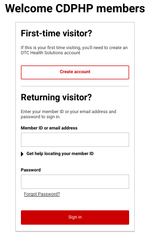 CDPHP 2023 | CVS | OTCHS | Member Benefits | Member Portal